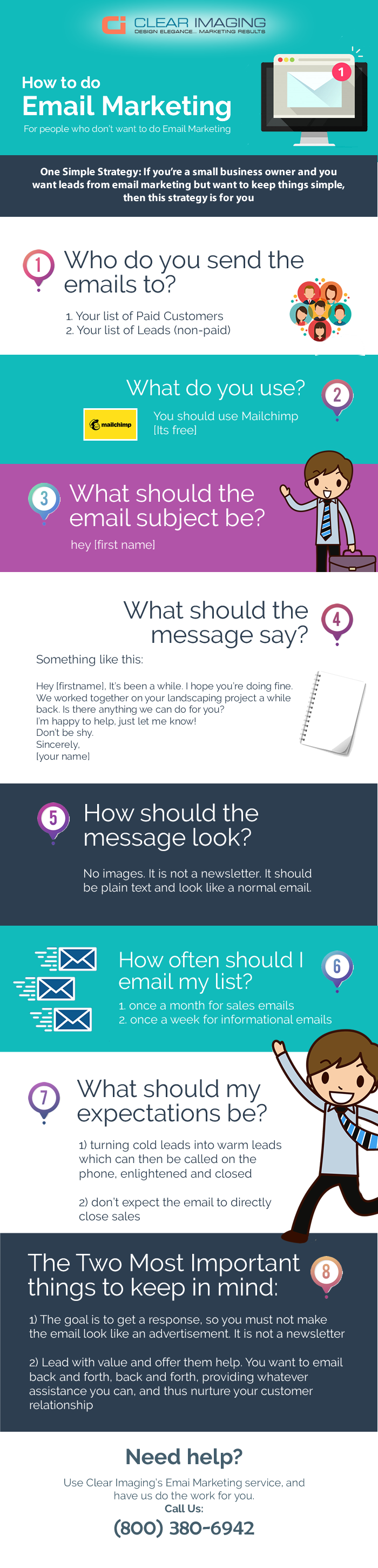 Your email marketing cheat sheet | Clear Imaging